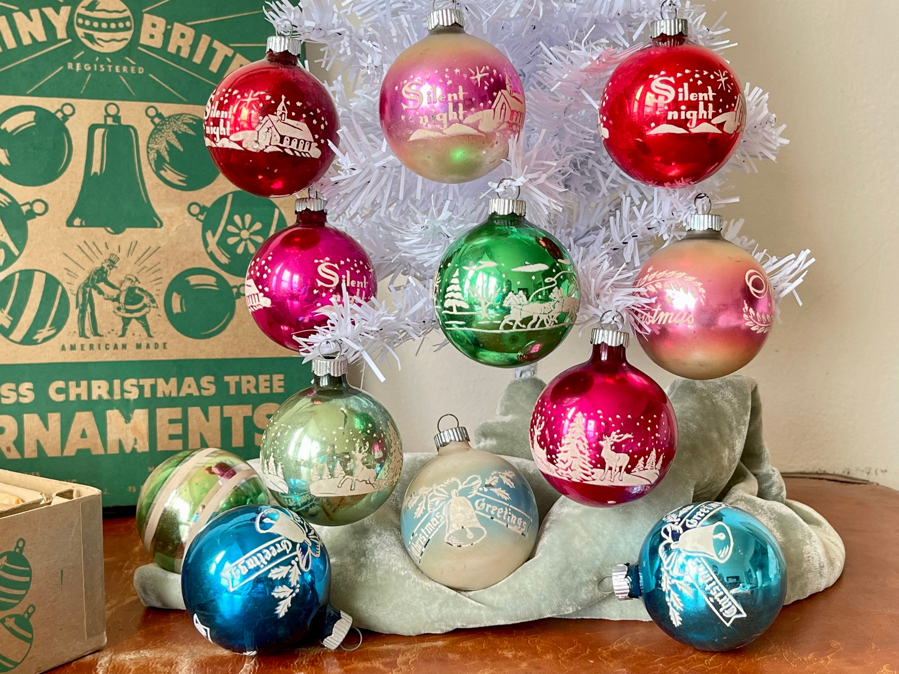 Shiny Brite Ornament Shapes Clipart