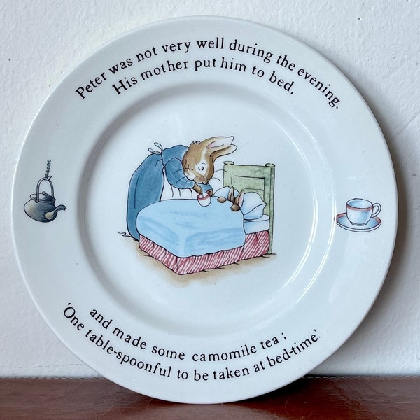 Wedgwood Beatrix Potter Plate - Etsy
