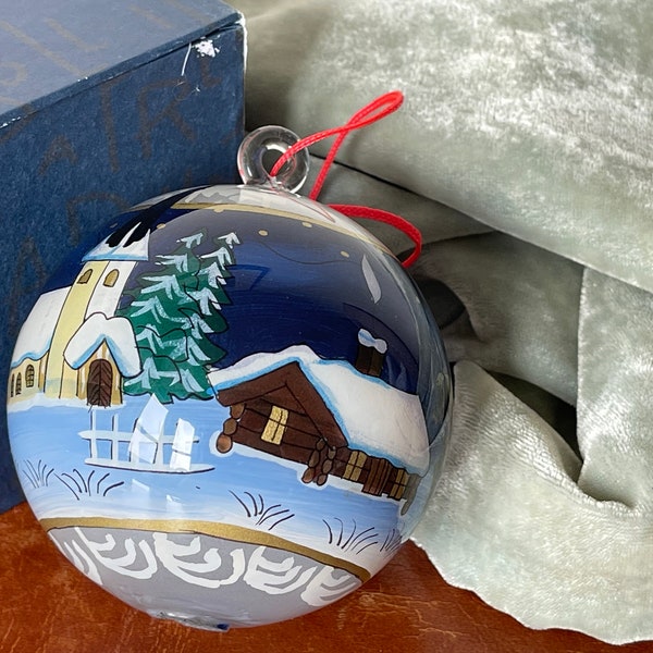 Chinese Painted Glass Ball - Etsy