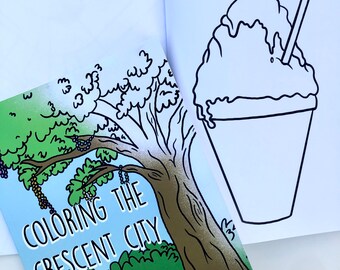 New Orleans Coloring - Etsy