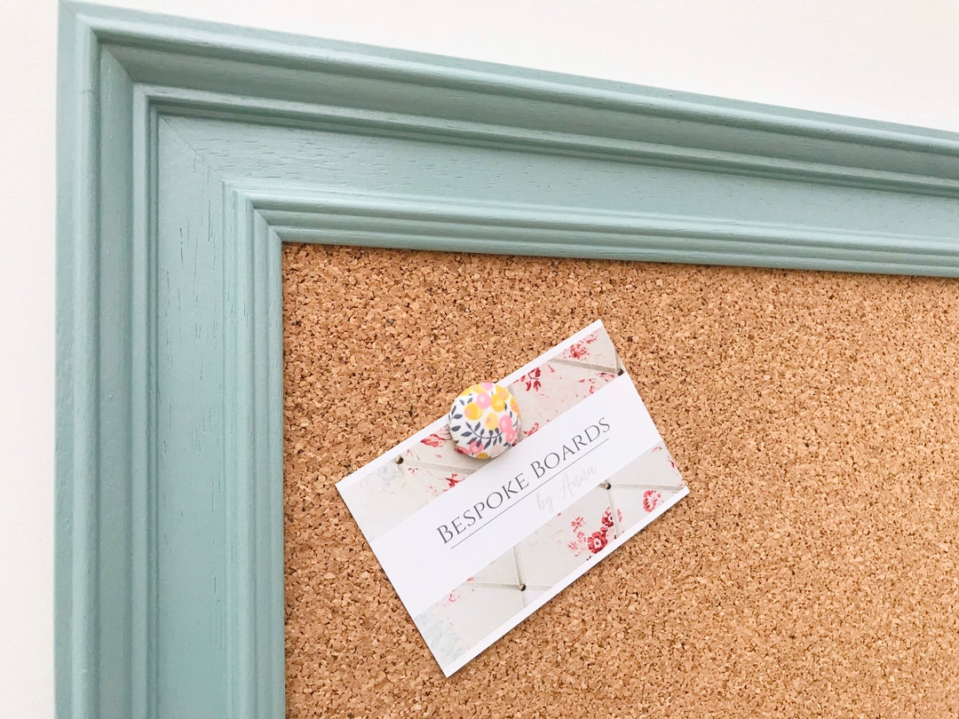Solid Wooden Framed Cork Board / Pin Board / Notice Board - Etsy UK