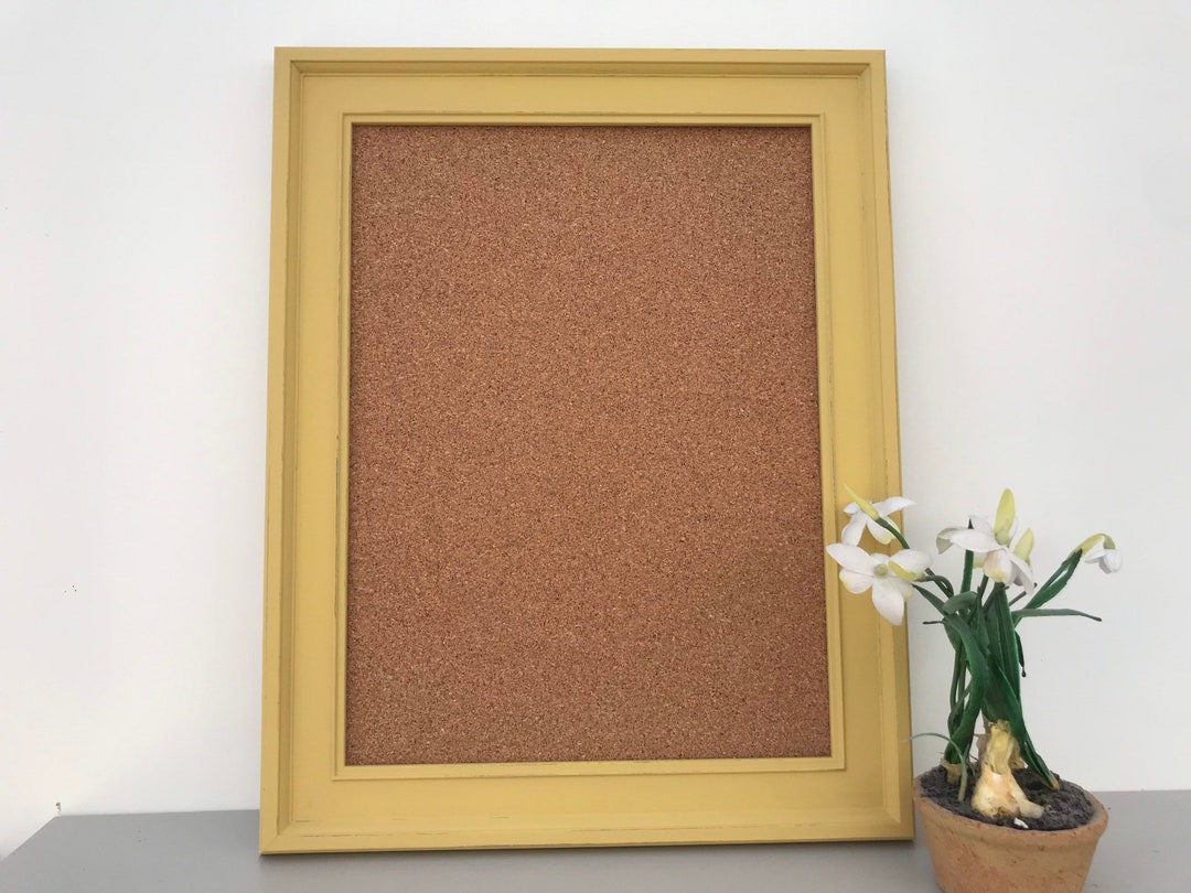 Shabby Chic Light Gold Little Greene Framed Pin Board / Noticeboard - Etsy