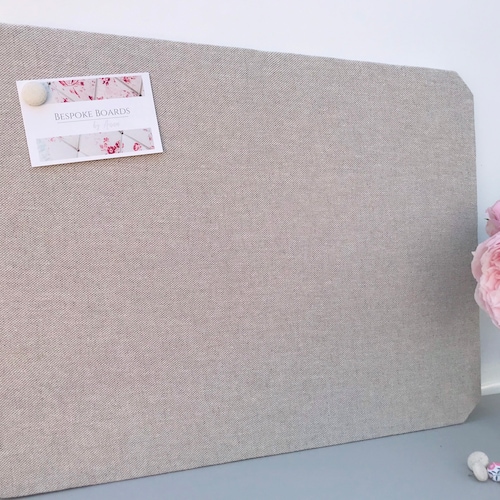 Plain Washed Linen Fabric Padded Custom Pin/memo/notice Board - Etsy UK