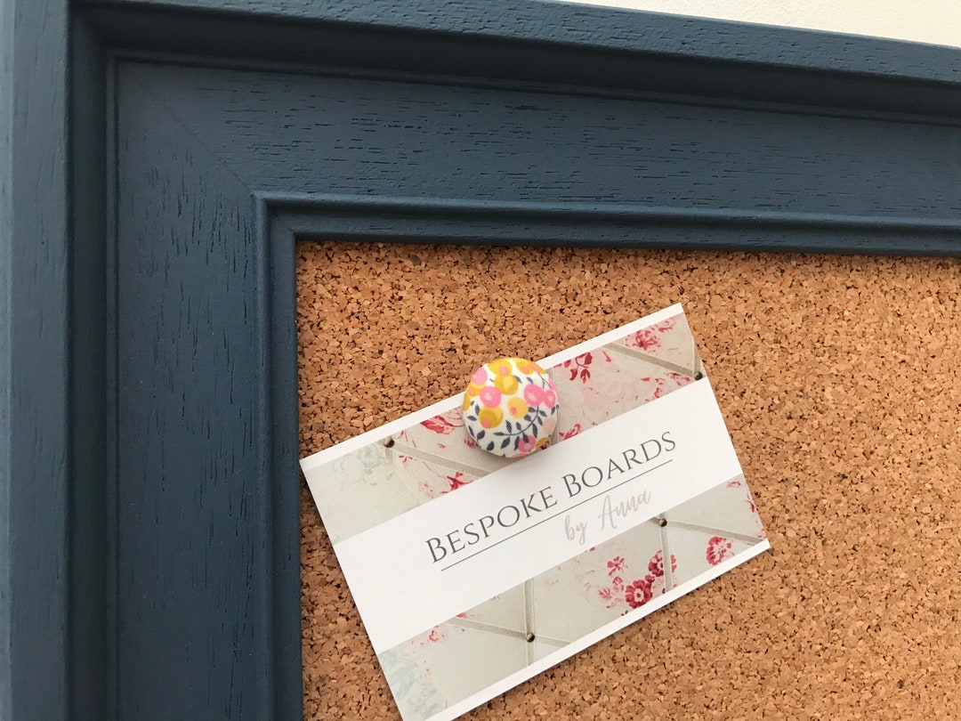 Solid Wooden Framed Cork Board / Notice Board - Etsy UK