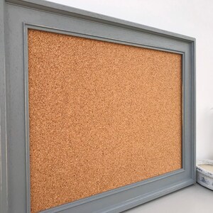 Grey Wooden Framed Notice Board / Pin Board / Shabby Chic - Etsy UK