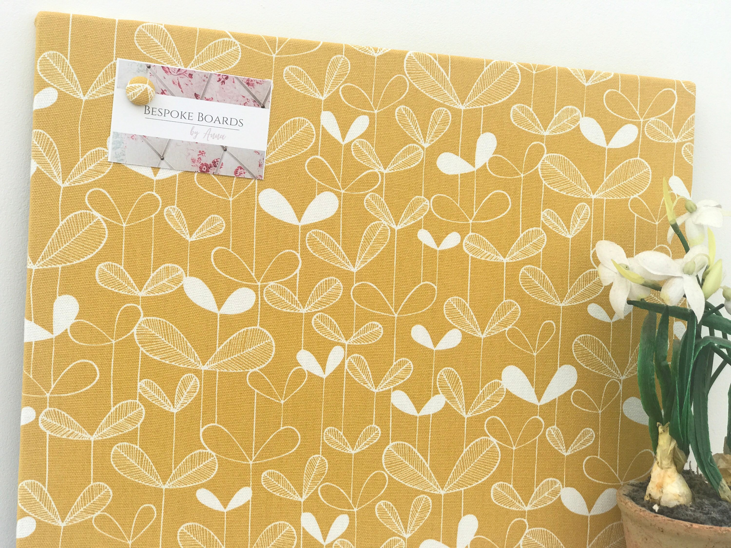 MAGNETIC MISSPRINT Fabric Board / Notice Board - Etsy UK