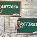 Retired Postal Worker Banner,mail Carrier Retirement Sign,retirement ...