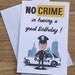 Police Officer Birthday Card,birthday Cards for Cops,law Enforcement ...