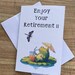 Funny Retirement Cards,retirement Cards With Frogs,humorous Retirement ...