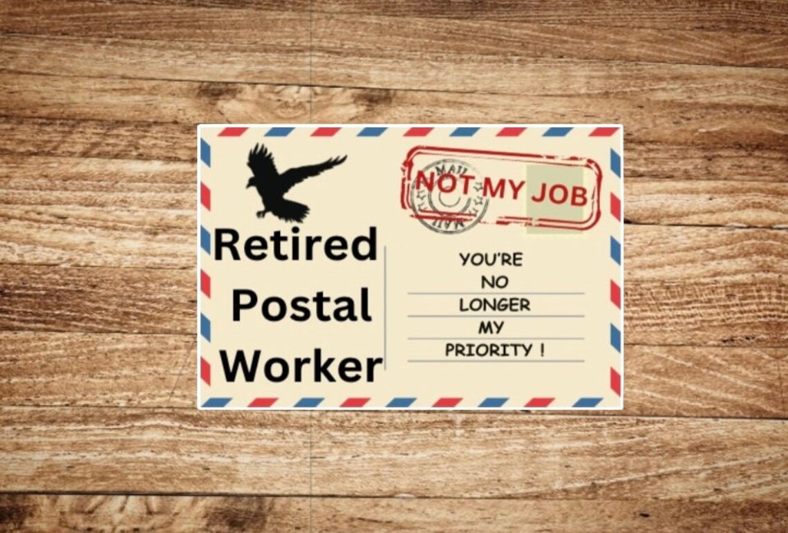 Retired Postal Worker Confetti,mail Carrier Retirement Confetti,post ...