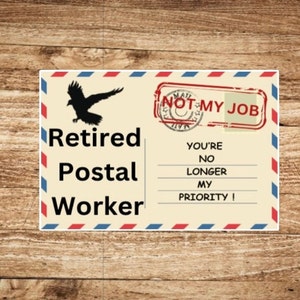 Retired Postal Worker Confetti,mail Carrier Retirement Confetti,post ...