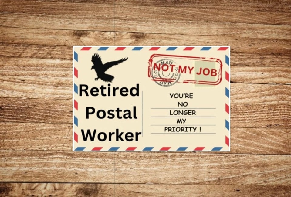 Retired Postal Worker Confetti,mail Carrier Retirement Confetti,post ...