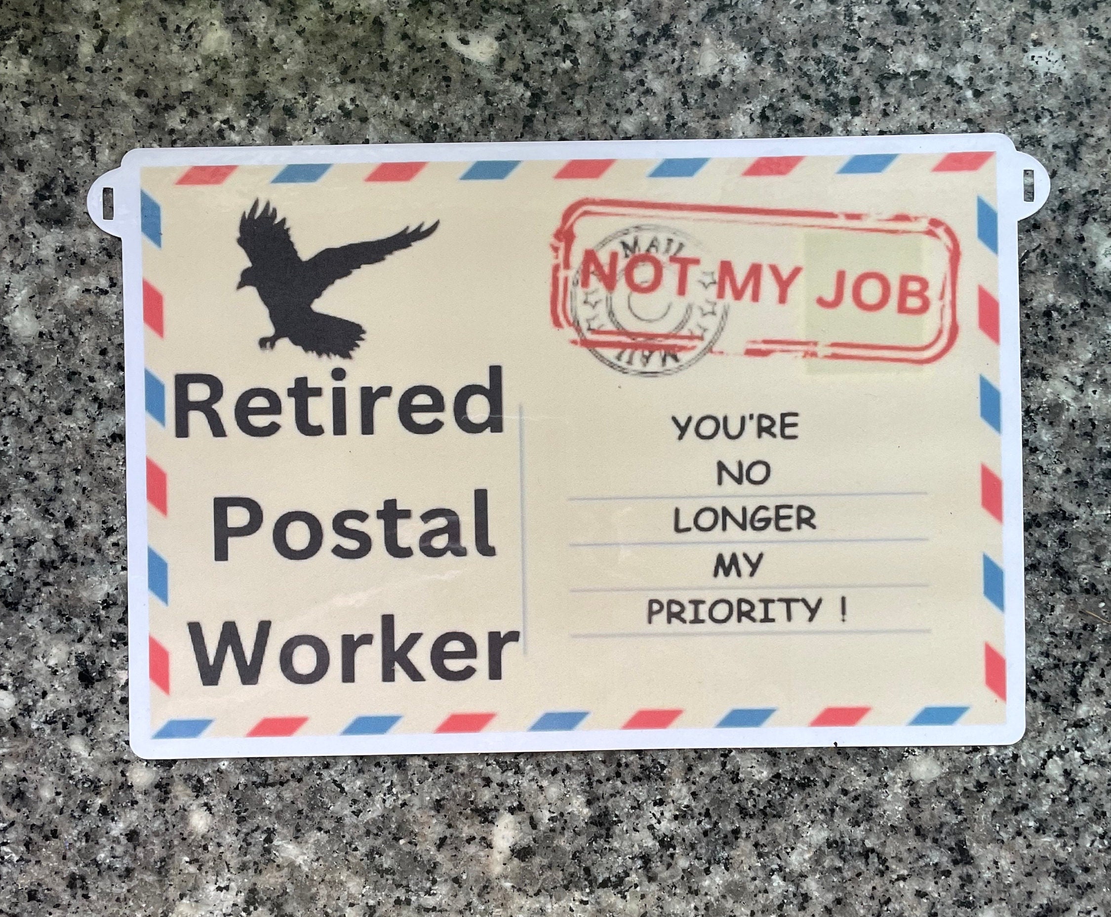 Retired Postal Worker Banner,mail Carrier Retirement Sign,retirement ...