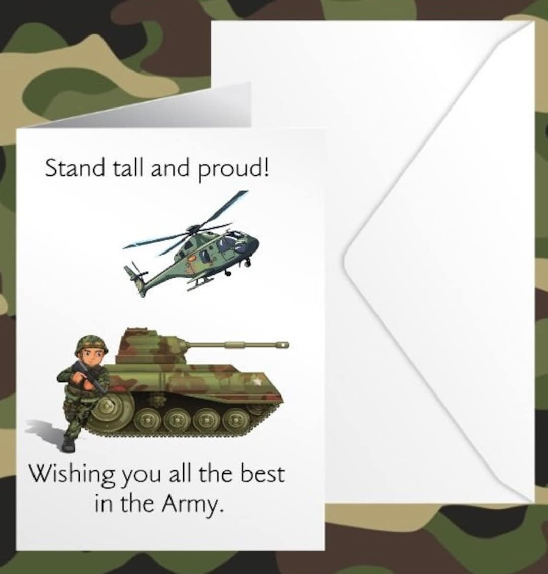 Army Recruitment Card,congratulations on Joining the Army Card,army ...