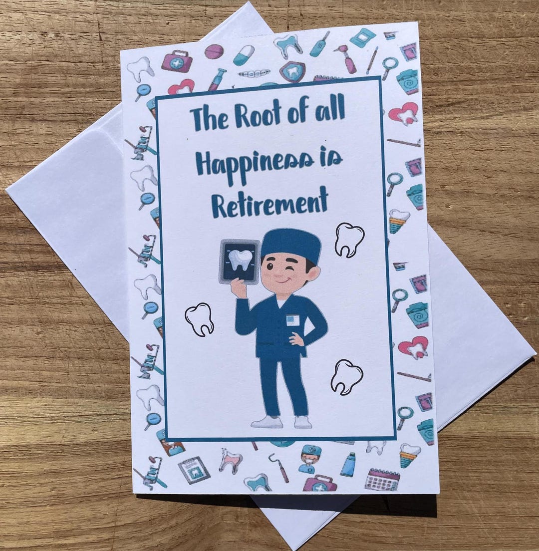 Dentist Retirement Card,funny Dentist Retirement Card,retirement Card ...