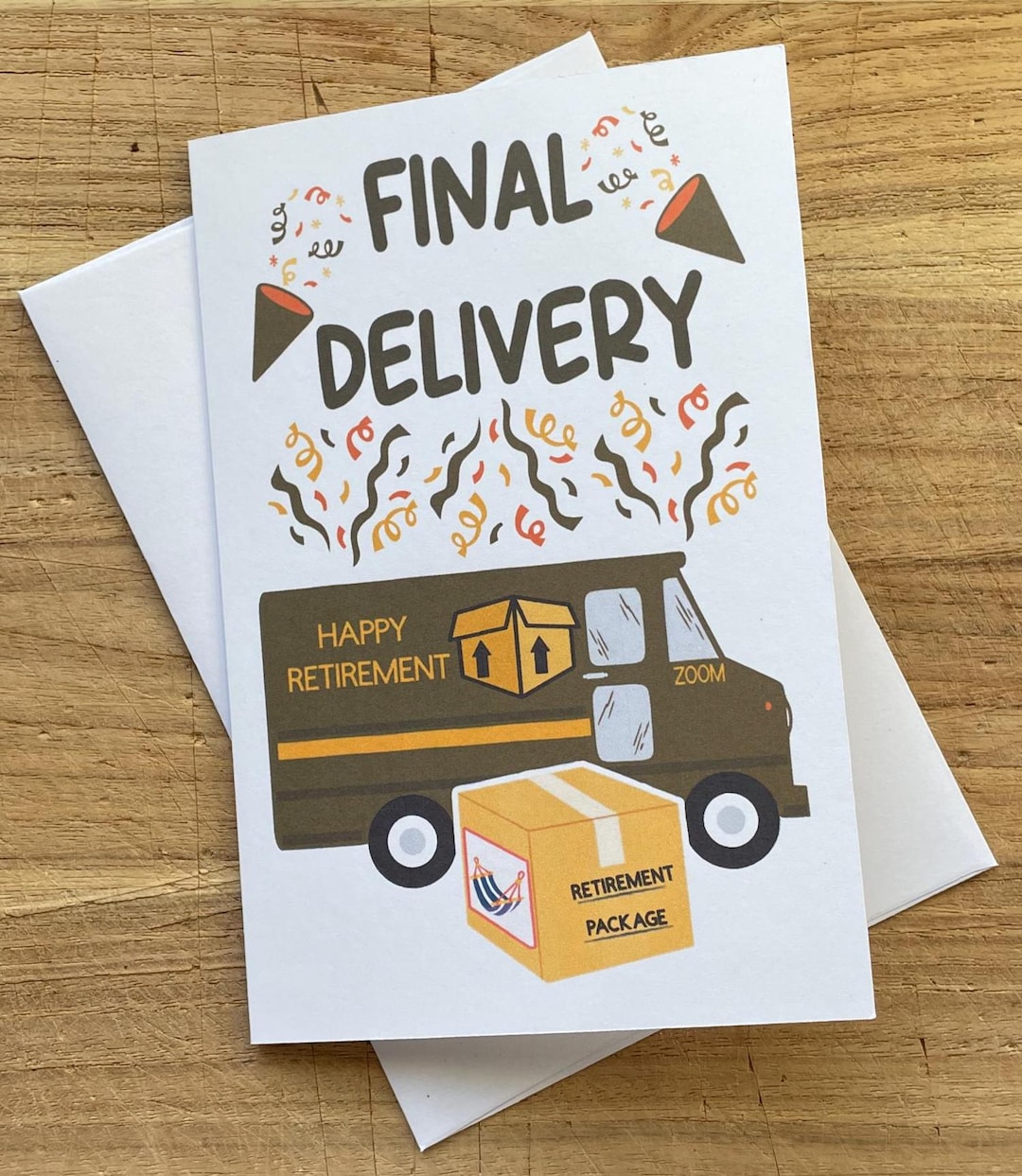 Delivery Truck Retirement Cards,funny Retirement Cards for Delivery ...