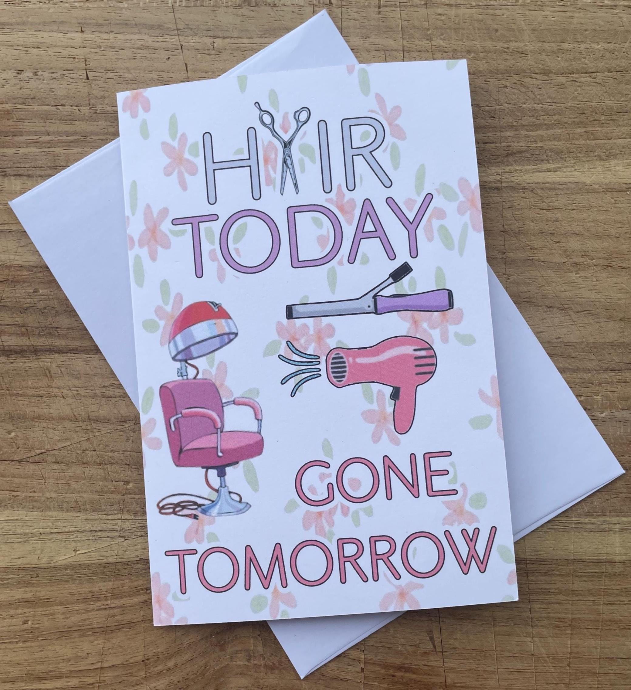 Hair Stylist Retirement Card,retirement Card for Hairdresser,stylist ...