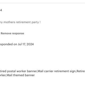 Retired Postal Worker Banner,mail Carrier Retirement Sign,retirement ...