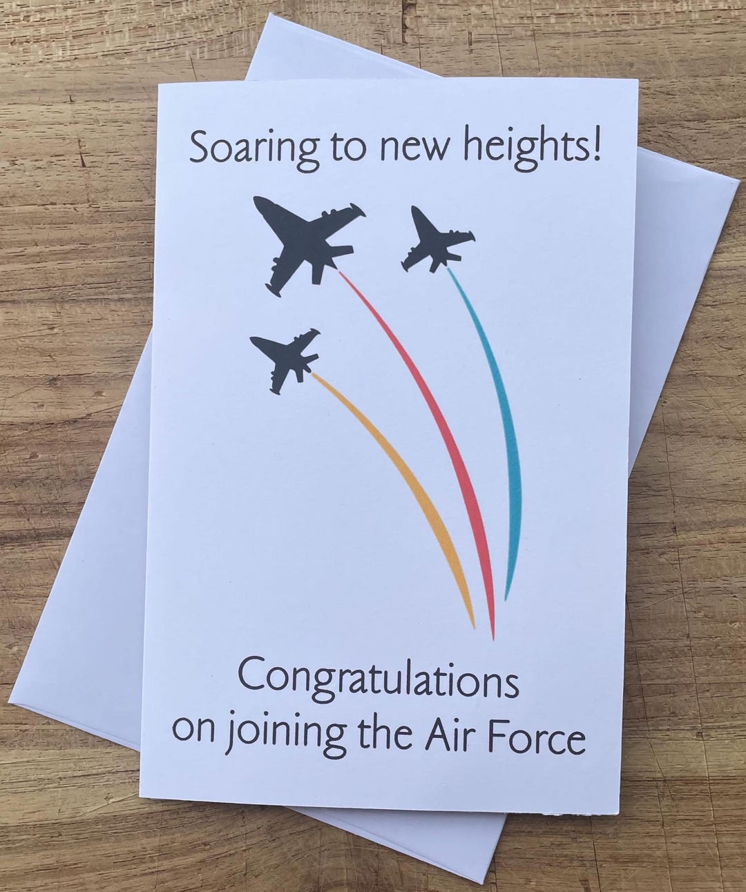 Air Force Recruitment Card,congratulations on Joining the Air Force ...