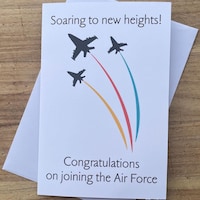Air Force Recruitment Card,congratulations on Joining the Air Force ...
