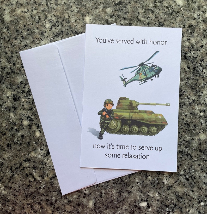 Army Retirement Greeting Cards,funny and Patriotic Military Retirement ...