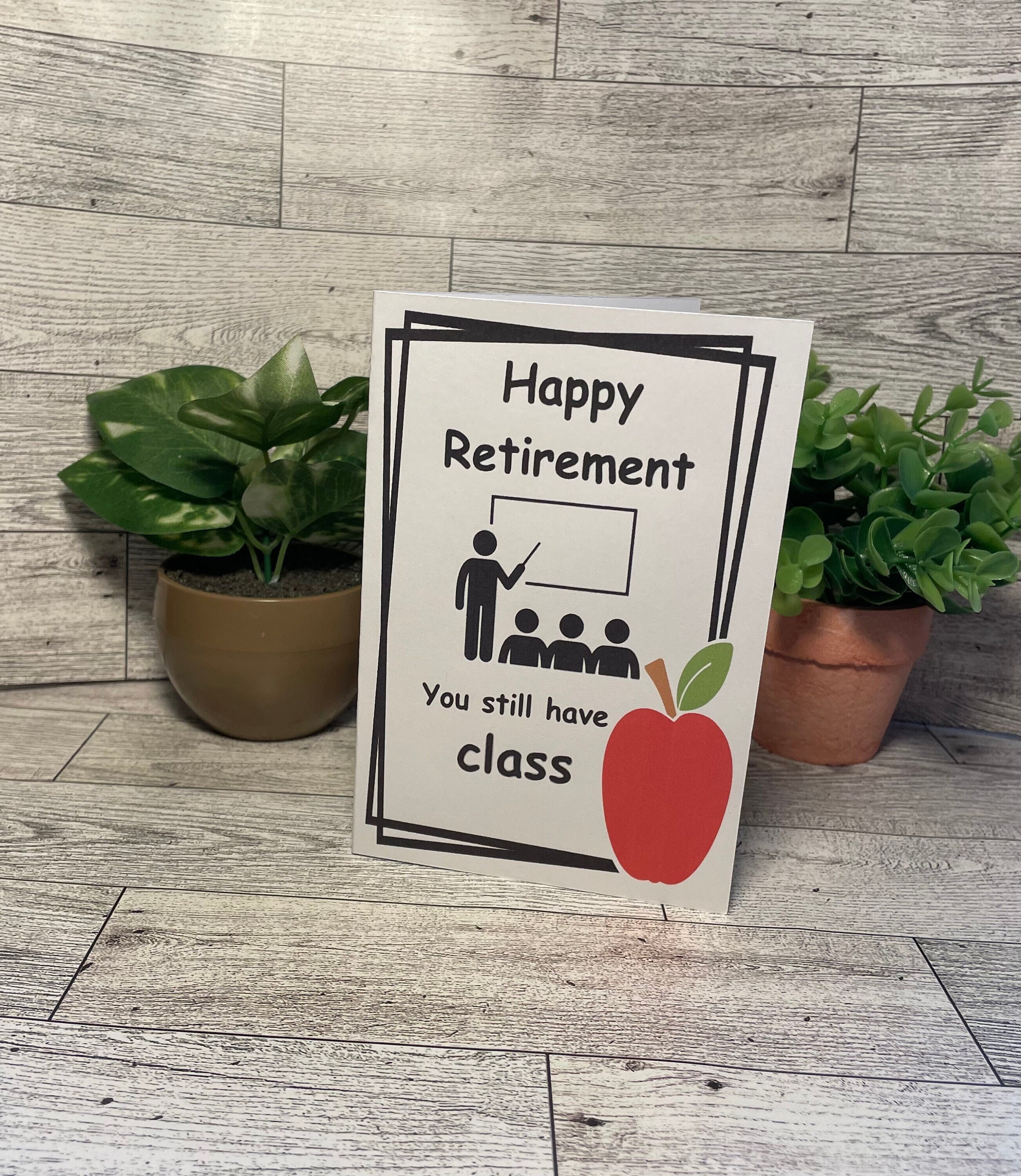 Teacher Retirement Card,retirement Card for Educator,retirement Card ...