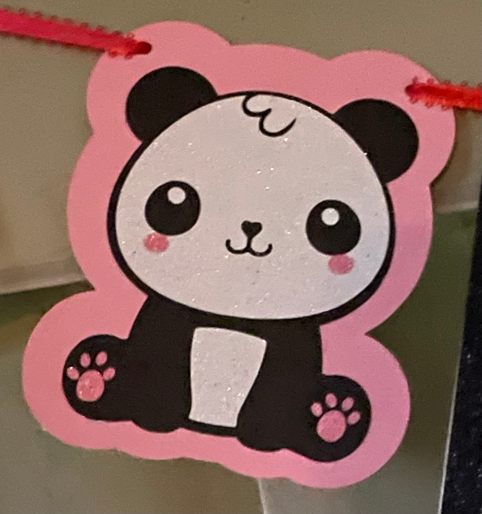 Panda Birthday Banner, Birthday Banner. Panda Party Banner, Party ...