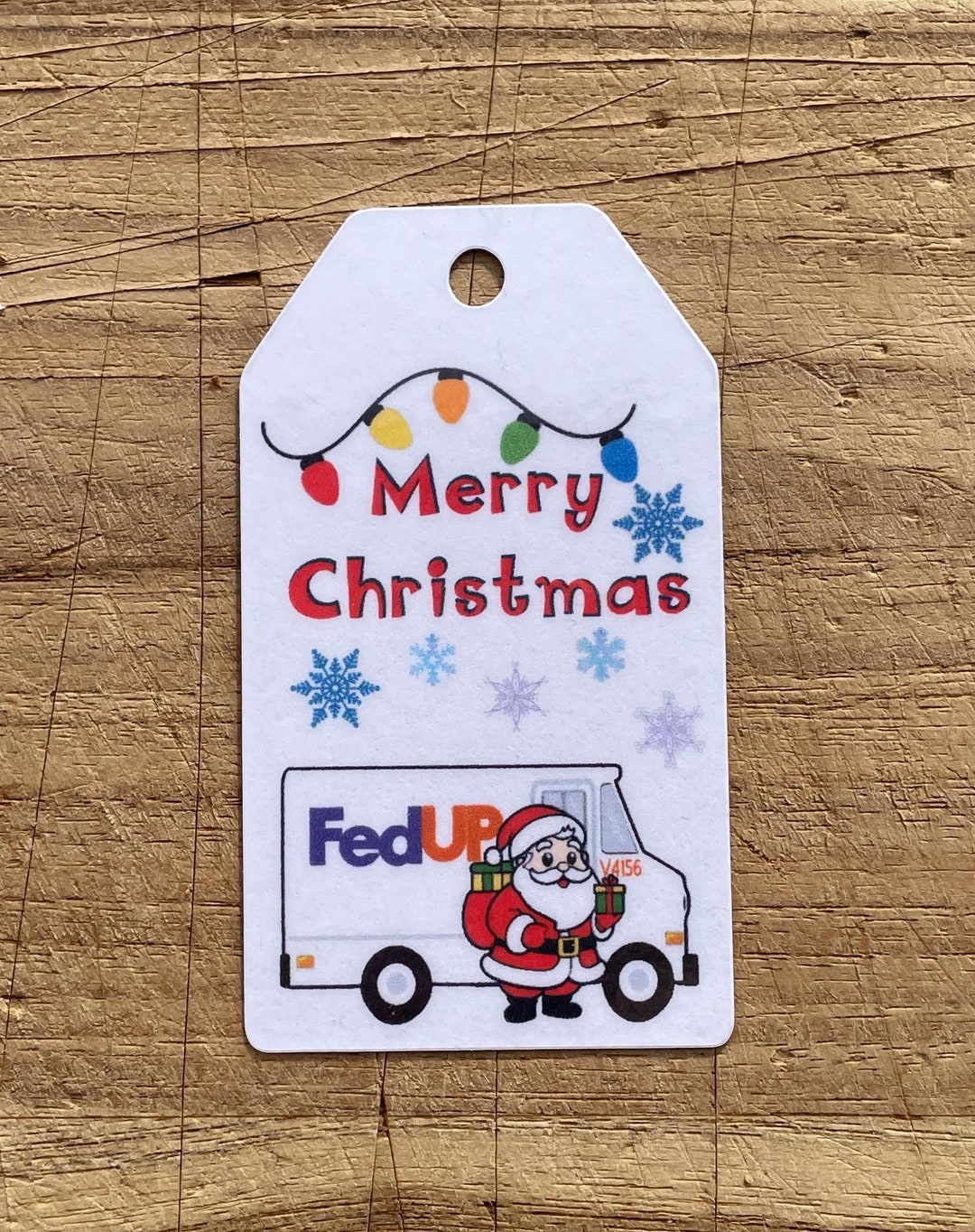 Parody Delivery Driver Tags, Delivery Driver Gift Tags ,christmas Gift ...