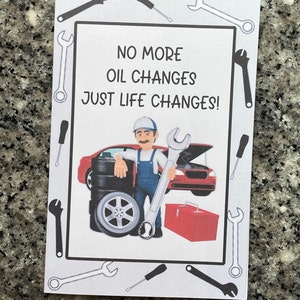 Auto Mechanic Retirement Card ,funny Mechanic Retirement Cards,mechanic ...