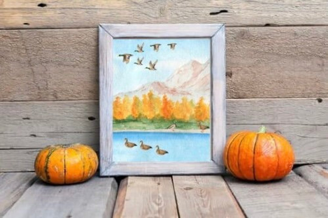 Printable Fall Art Template, Instant Download ,printable Wall Hanging ...