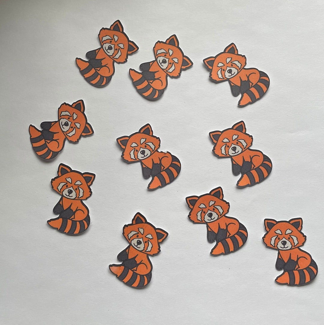 Red Panda Confetti, Red Panda Party Decorations, Red Panda Table ...