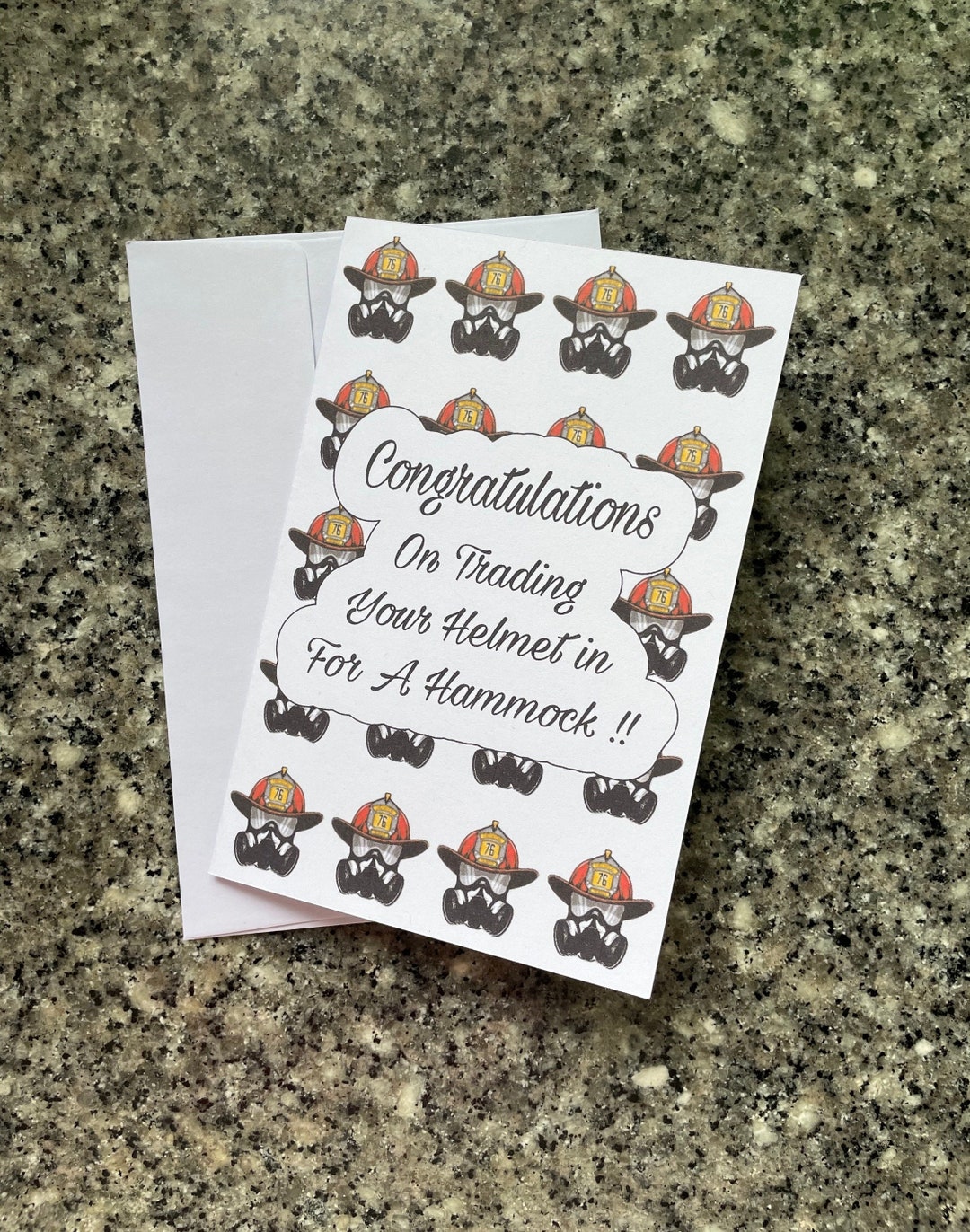 Firefighter Retirement Card,fireman Retirement,fire Department ...