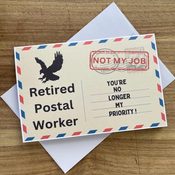 Postal Retirement - Etsy Canada