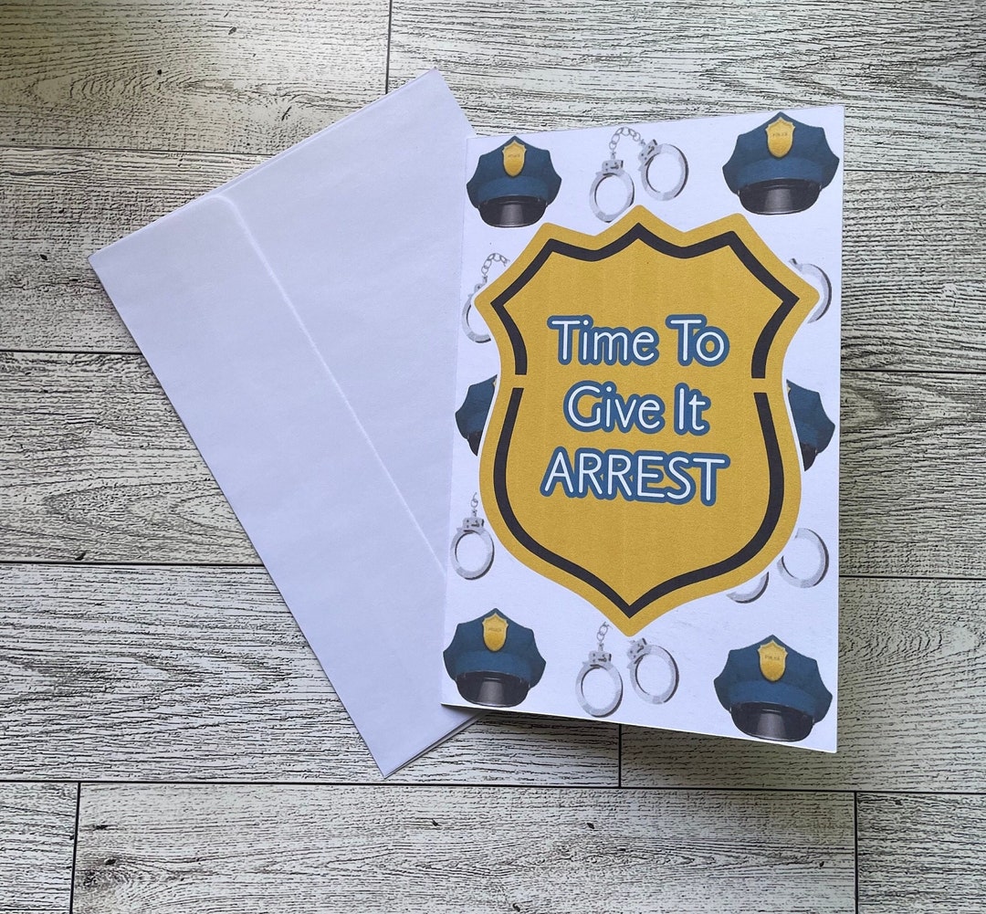 Retirement Card for Cop,law Enforcement Retirement Card Messages,police ...