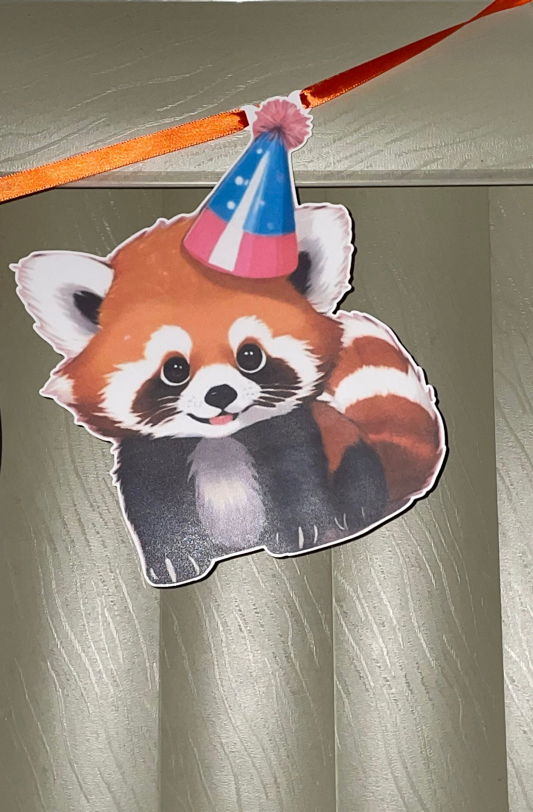 Red Panda Birthday Banner,cute Animal Birthday Banners, Red,panda ...