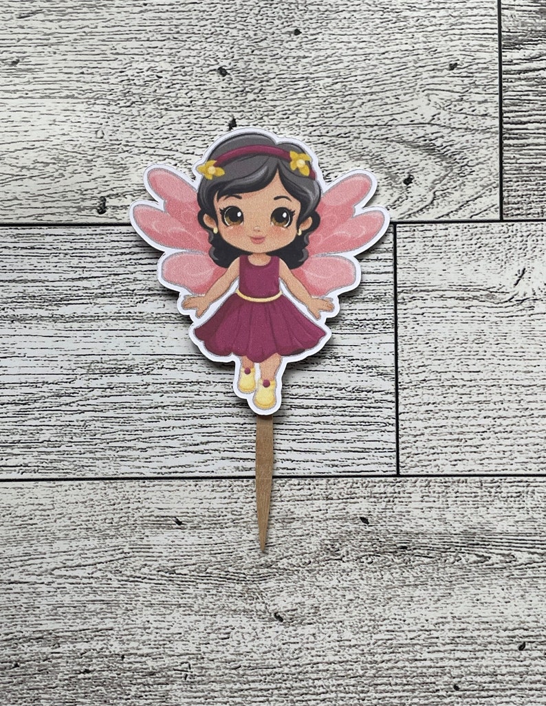 Fairy Cupcake Toppers Fairy Birthday Party Decorations Fairy Cupcake