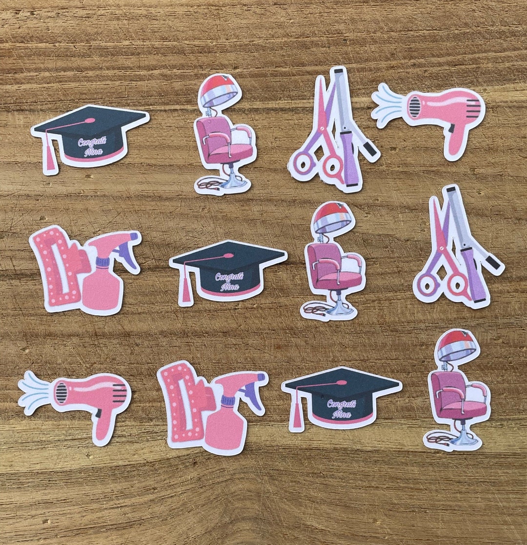 Hair Stylist Confetti,beauty School Graduation Confetti,cosmetology ...