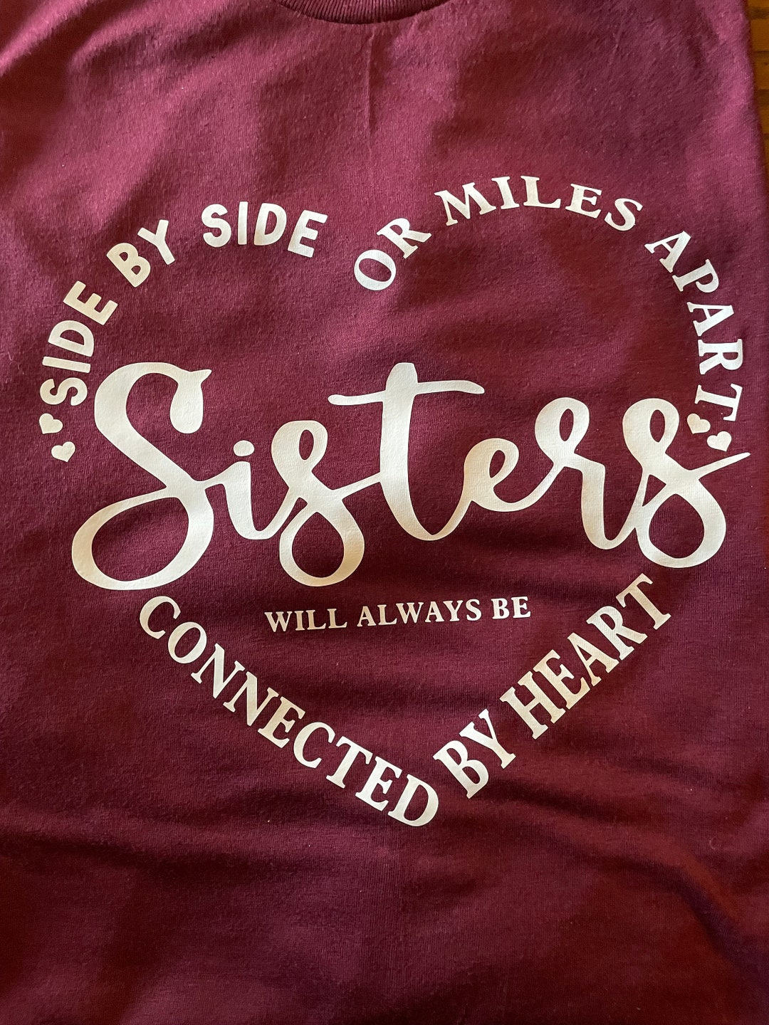 Sisters Iron On,shirt Decal for Sisters,sisterhood Iron-on,diy Sister ...