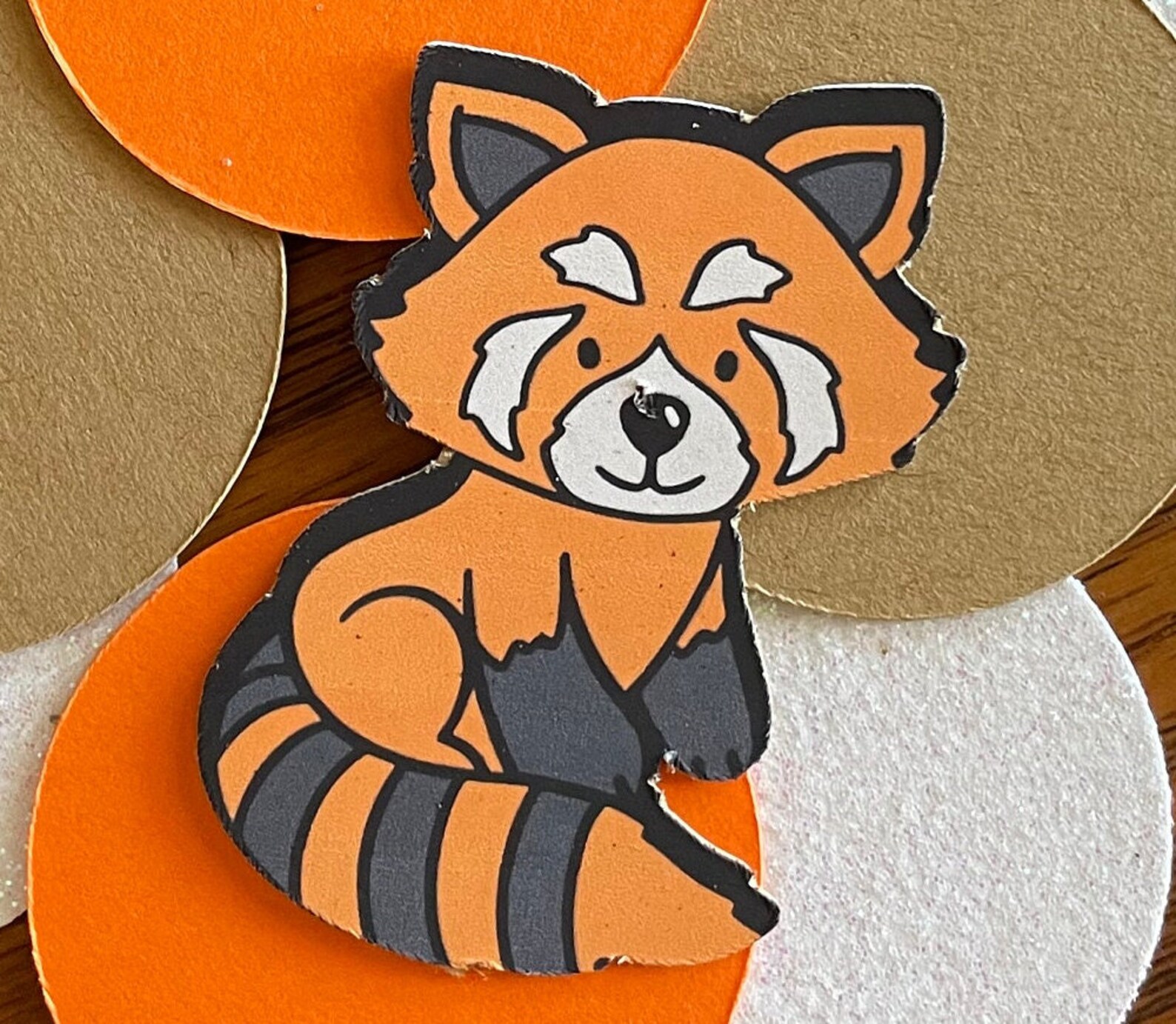 Red Panda Confetti, Red Panda Party Decor, Red Panda Table Decor, - Etsy