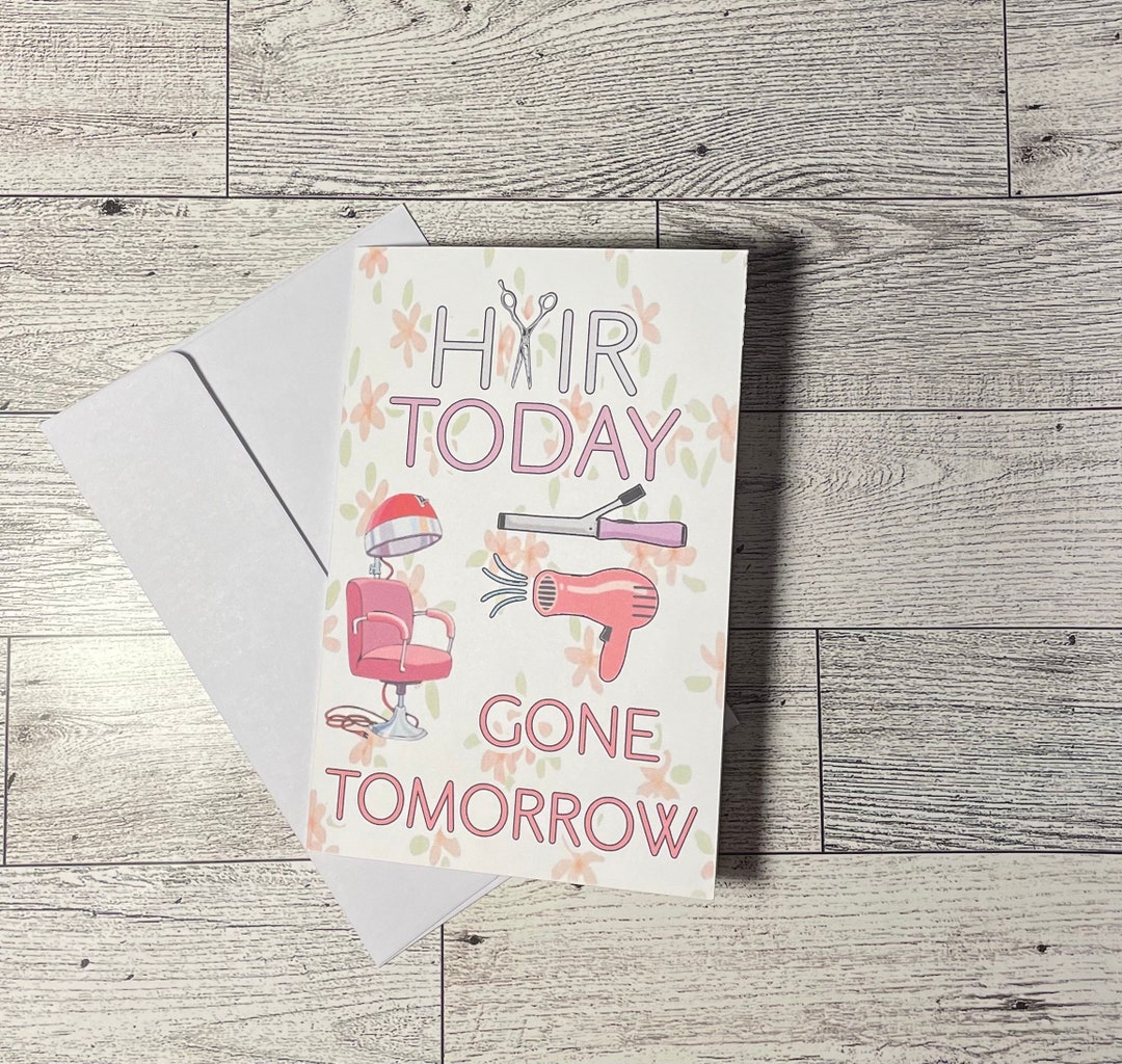 Hair Stylist Retirement Card,retirement Card for Hairdresser,stylist ...