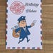 Mailman Birthday Card,postman Birthday Card,first Class Birthday Card ...