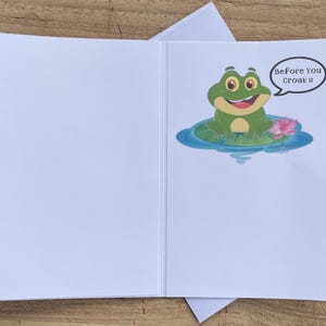 Funny Retirement Cards,retirement Cards With Frogs,humorous Retirement ...