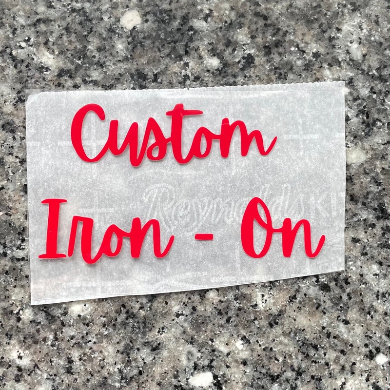 Personalized Iron On - Etsy
