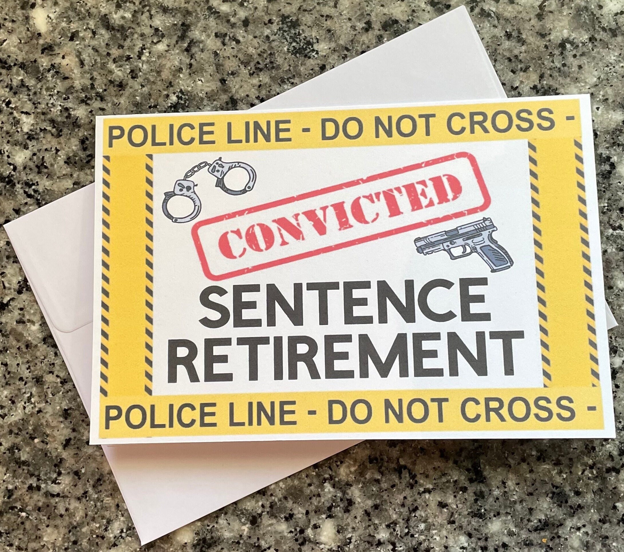 Police Officer Retirement Card,retirement Card for Cop,funny Police ...