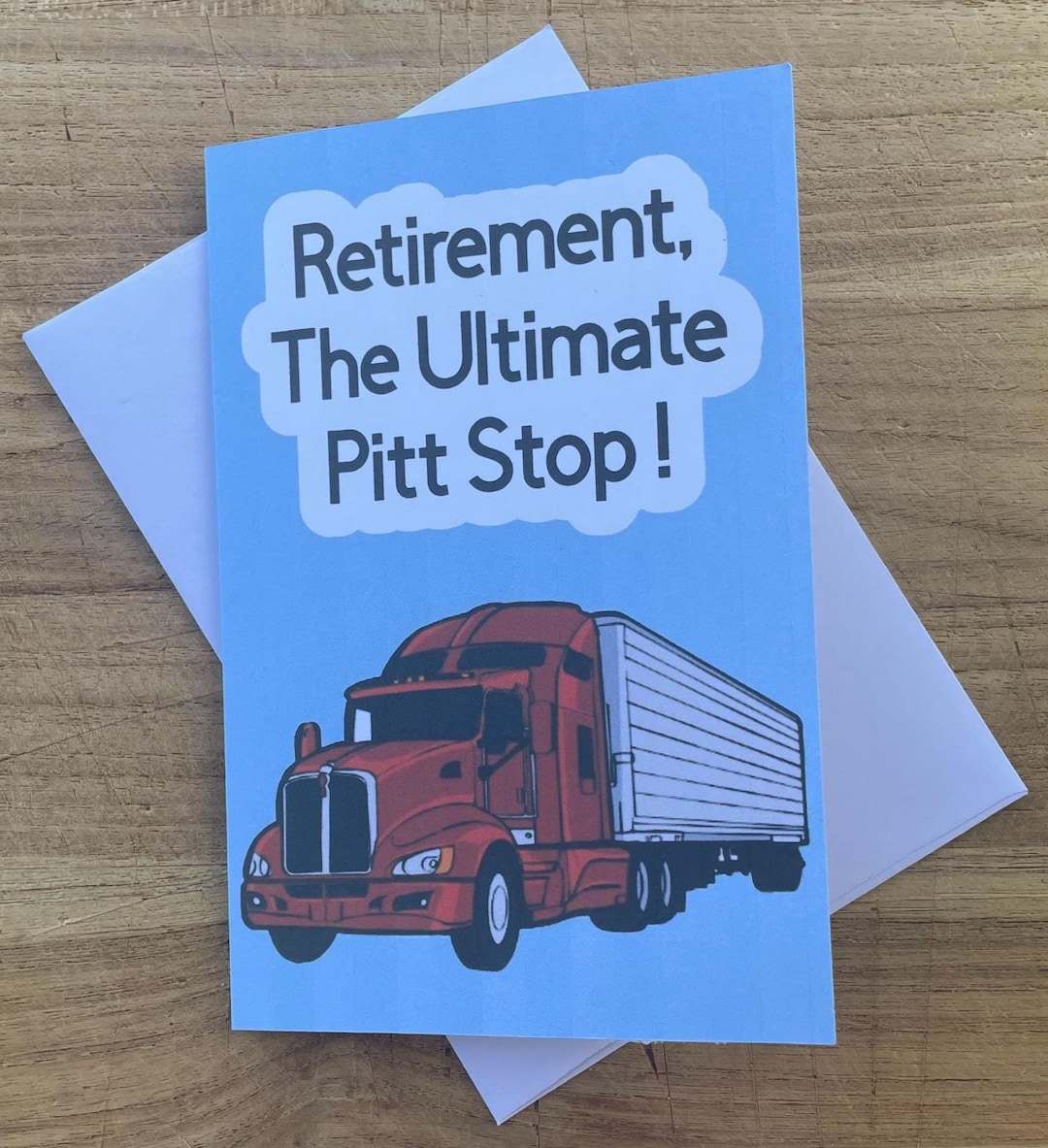 Retired Truck Driver Card,trucking Retirement Card,retired Trucker ...
