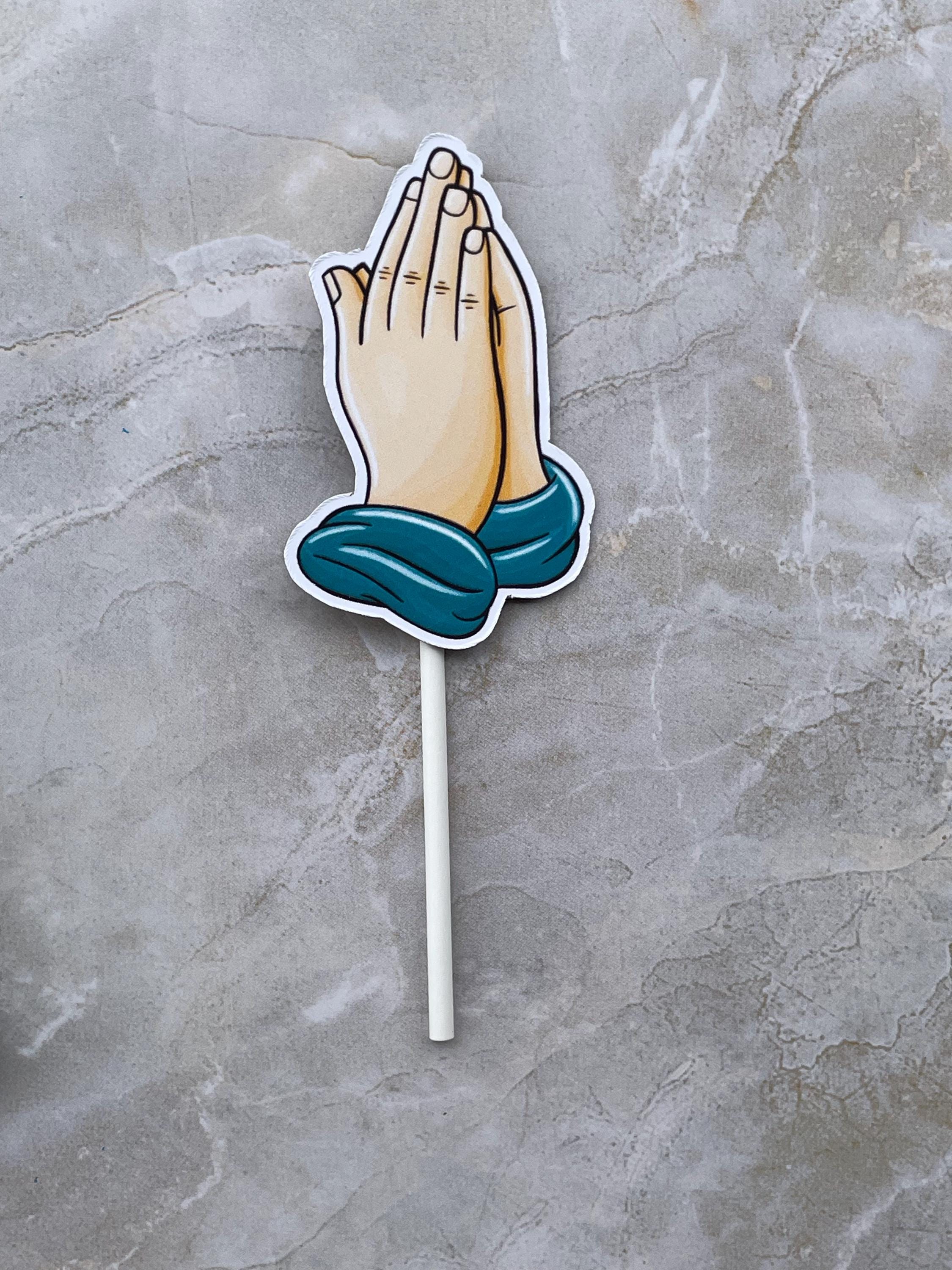 Praying Hands Cupcake Decorations,christian Cake Toppers,holy Bible ...