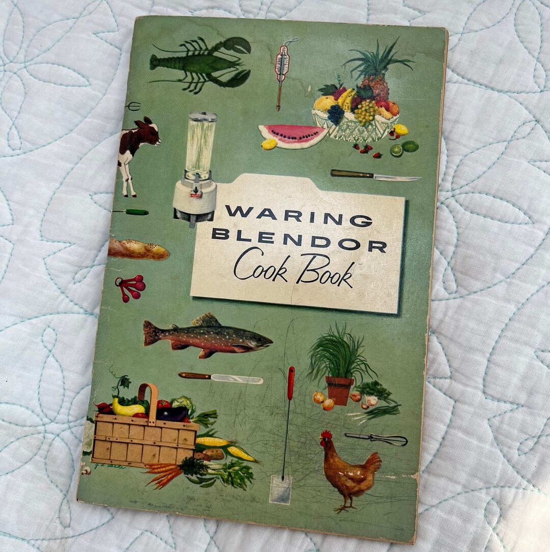 Waring Blendor Cookbook, 1955, Vintage - Etsy