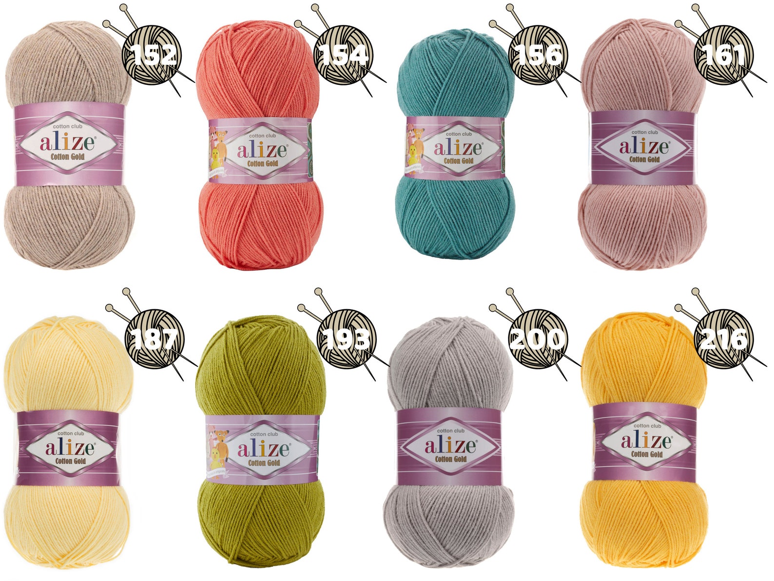 Alize Cotton Gold Yarn Mercerized Cotton Thread Amigurumi - Etsy