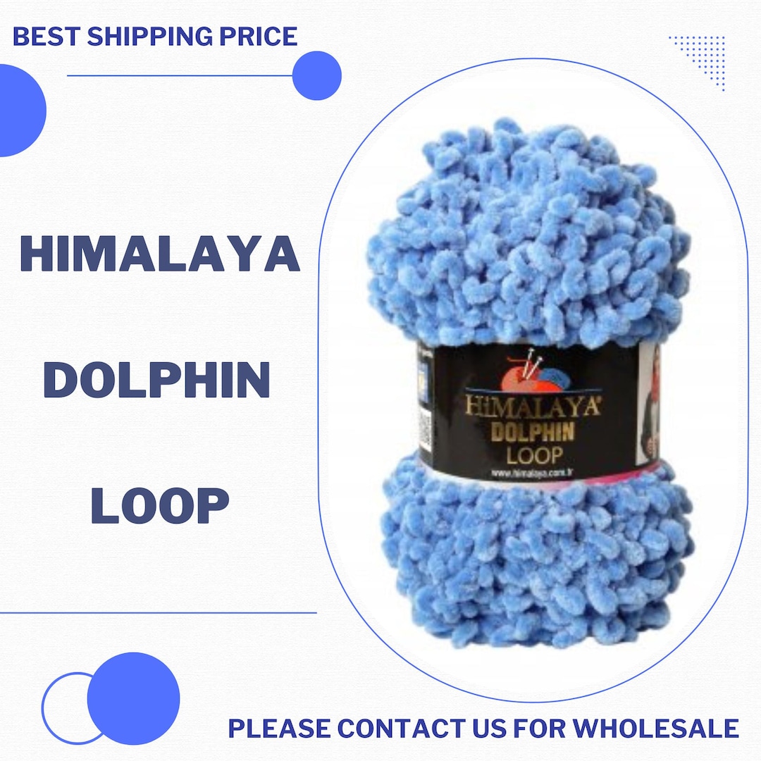 Himalaya Dolphin Loop | Velvet Yarn | Loop Yarn | Plush Yarn | Knitting ...