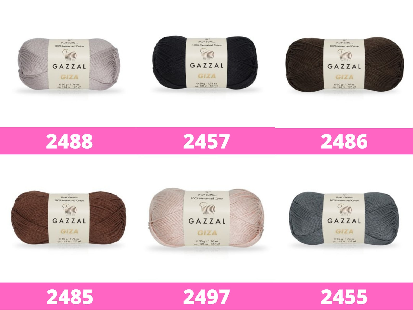 Amigurumi Yarn Gazzal Giza Cotton Yarn Crochet Cotton Yarn - Etsy